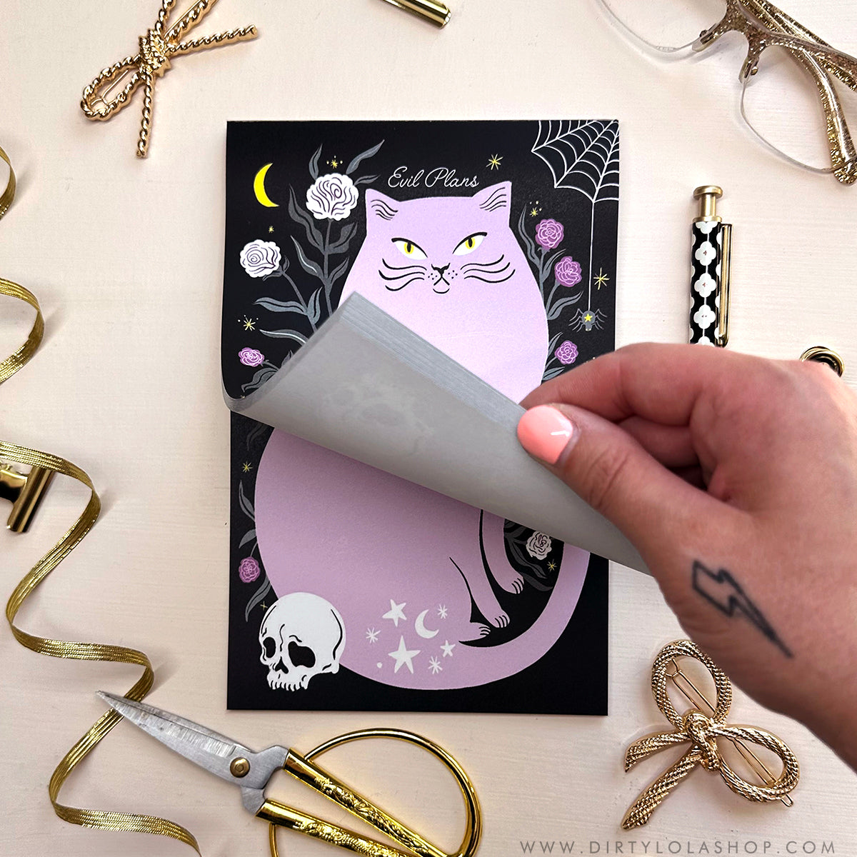EVIL PLANS - WICKED CAT - NOTEPAD – DIRTY LOLA