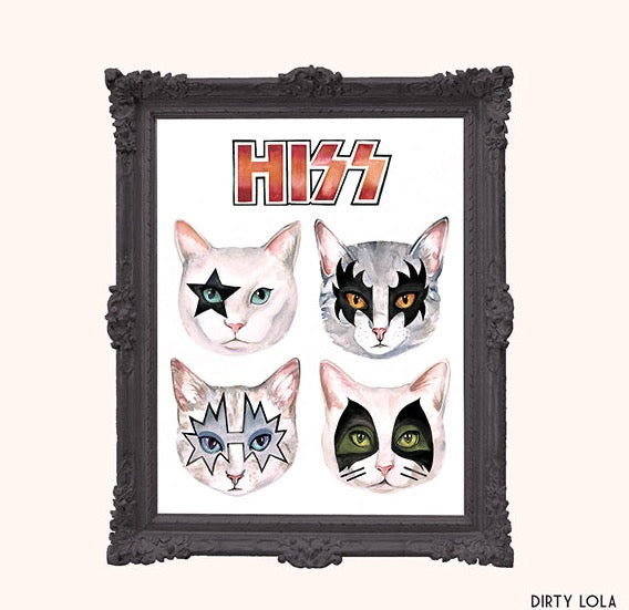 Hiss Art Print – DIRTY LOLA